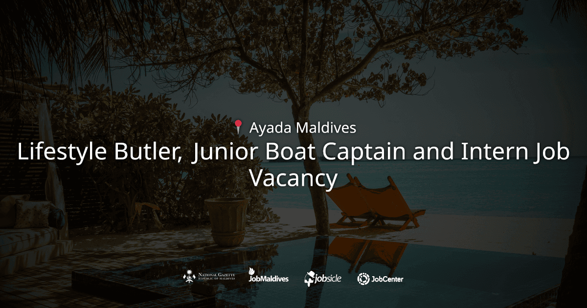 Lifestyle Butler, Junior Boat Captain and Intern Job Vacancy at Ayada ...