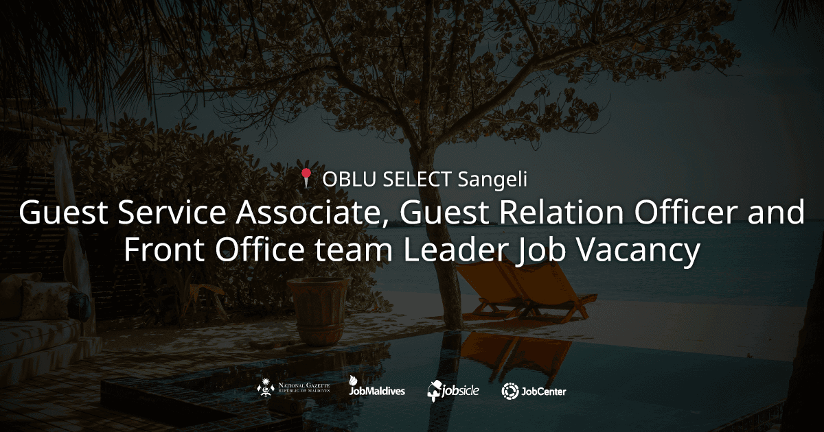 Guest Service Associate, Guest Relation Officer and Front Office team ...