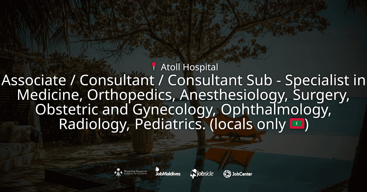 Associate / Consultant / Consultant Sub - Specialist in Medicine ...